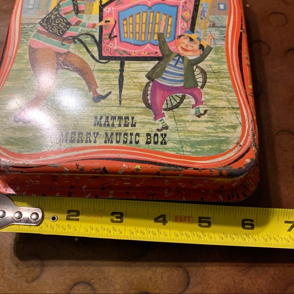 Mattel | Games | 95s Mattel Merry Music Box Band Instruments Monkey ...